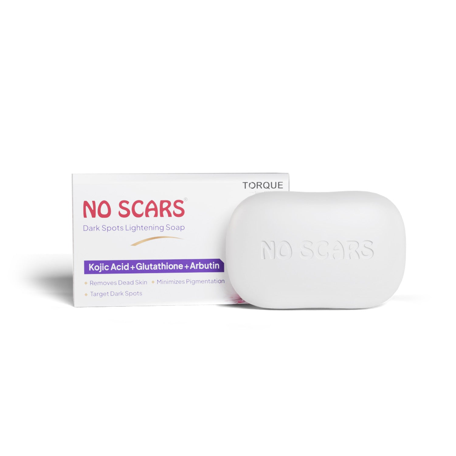 No Scars Skin Brightening Soap with Glutathione, Kojic Acid, Vitamins ...